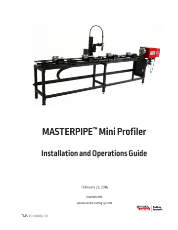 MASTERPIPE Mini Profiler Installation and Operations Guide | Manualzz