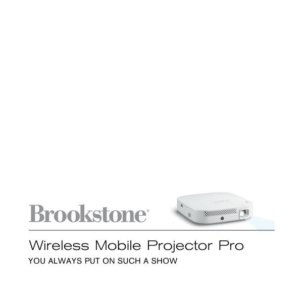 Brookstone 975362 Operating Instructions Manual | Manualzz