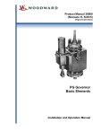 Woodward PG Governor Installation and Operation Manual | Manualzz