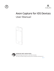 Axon Capture User Manual for iOS Devices | Manualzz