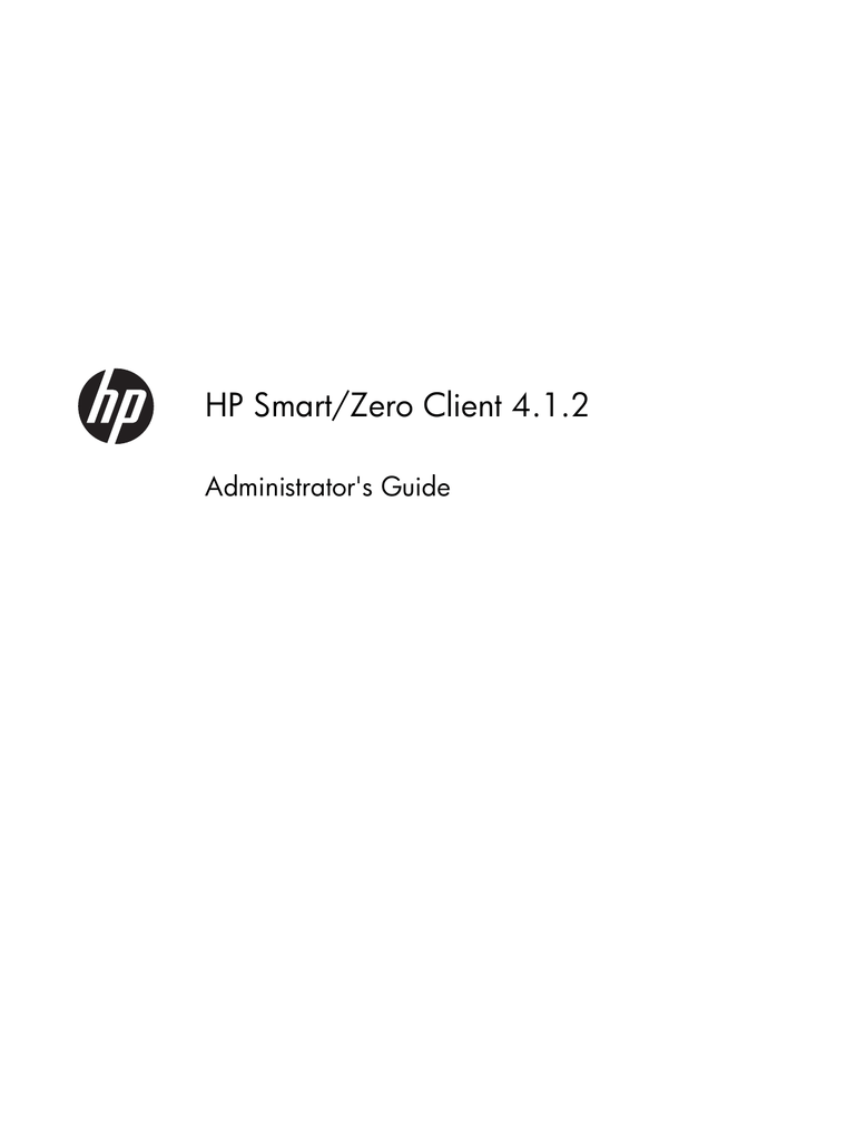 HP t410 Smart Zero Client Guide | Manualzz