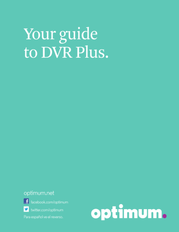 Optimum Multi-Room DVR manual | Manualzz
