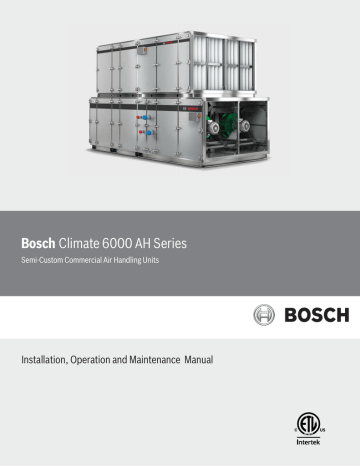 Bosch Climate 6000 AH AH Installation Manual | Manualzz