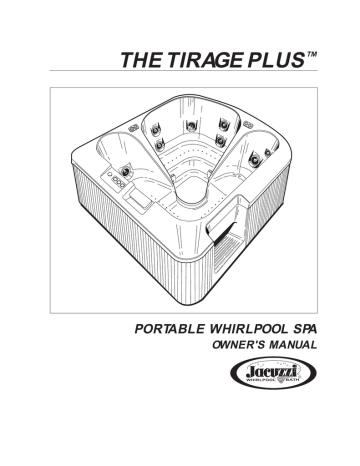 Jacuzzi Tirage Plus Whirlpool Spa Owner's Manual | Manualzz