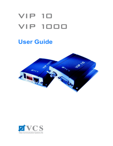 VCS VIP 1000 User manual | Manualzz