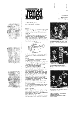 Jenga Instructions | Manualzz