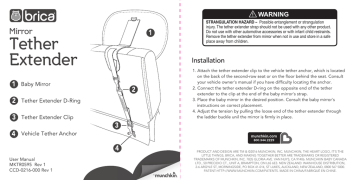 Brica Tether Extender User Manual | Manualzz