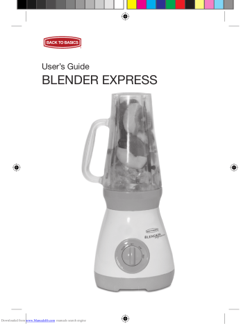 Blender Express User's Guide | Manualzz