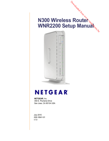 NETGEAR Wireless Router N300 WNR2200 Setup Manual | Manualzz