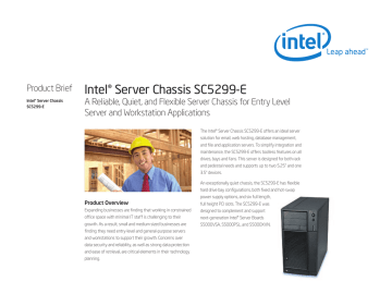 Intel SC5299WS Product Brief | Manualzz