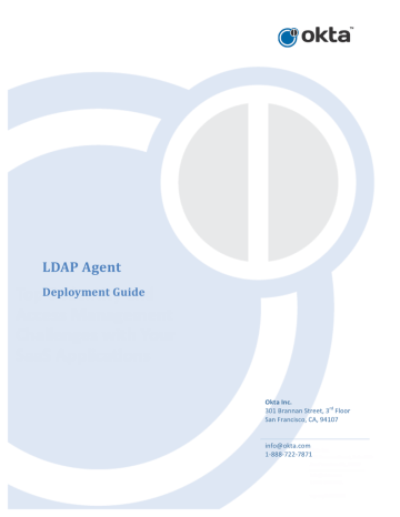 LDAP Agent Deployment Guide | Manualzz