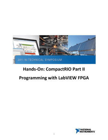 CompactRIO User Manual | Manualzz