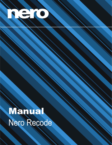 Nero 12 Recode Manual | Manualzz