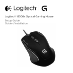 Logitech G300s Optical Gaming Mouse Setup Guide | Manualzz
