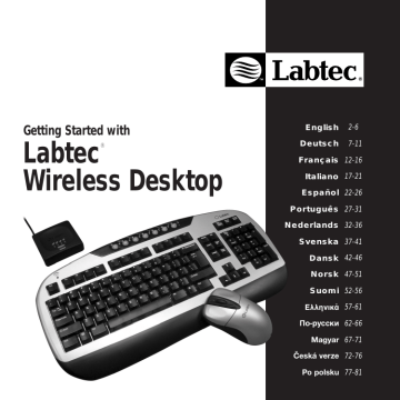 Labtec Wireless Desktop User Manual | Manualzz