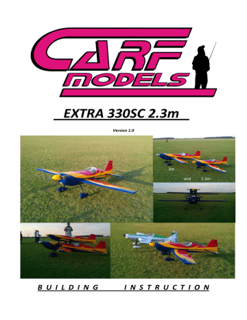 Carf-Models Extra 330SC 2.3m Owner's Manual | Manualzz