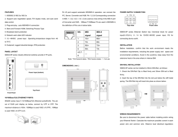 SyxthSense SSIES-5P Hardware Installation Manual | Manualzz