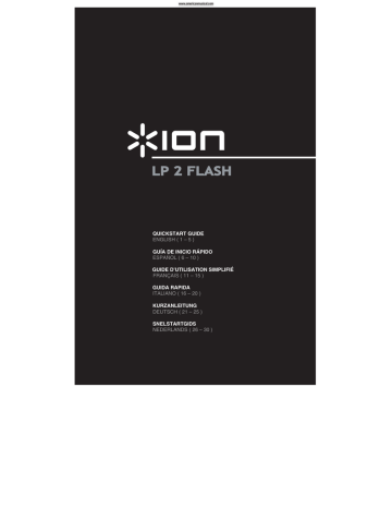 ION LP 2 FLASH Quickstart guide | Manualzz