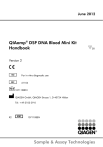 QIAamp DSP DNA Blood Mini Kit Handbook | Manualzz