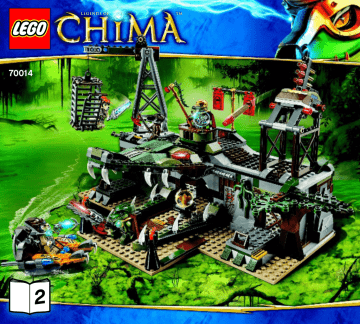 Lego 70014 The Croc Swamp Hideout Building instructions | Manualzz
