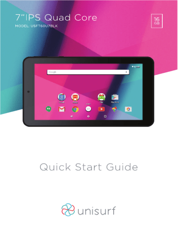 Unisurf USFT60U7BLK Quick Start Guide | Manualzz