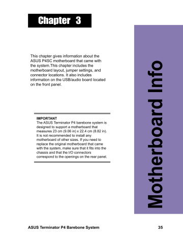 ASUS Terminator P4 P4SC Motherboard User Manual | Manualzz