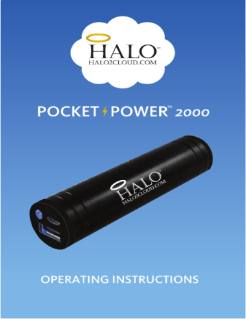 HALO Pocket Power 2000 Operating Instructions | Manualzz