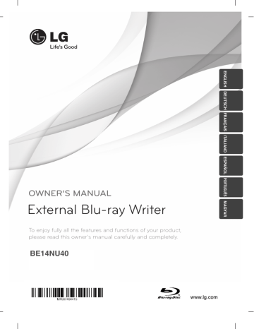 LG BE14NU40 Owner's Manual | Manualzz