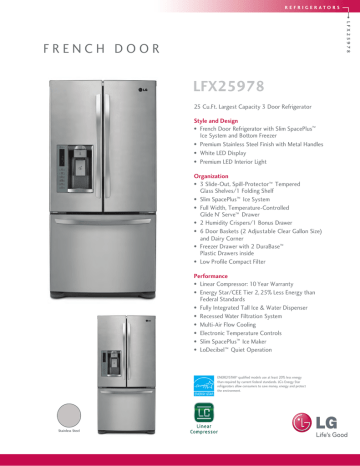 LG LFX25978ST Specification | Manualzz