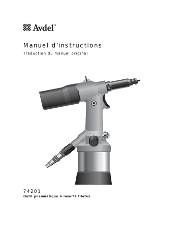 Avdel 74201 Pneumatic Threaded Insert Tool User Manual | Manualzz