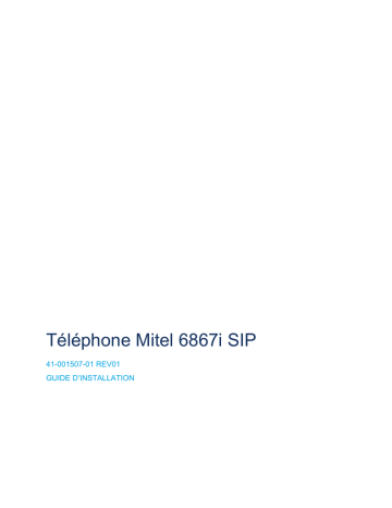 Mitel 6867 Guide d'installation | Manualzz