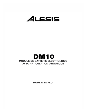 Alesis DM10 - Mode d'emploi | Manualzz