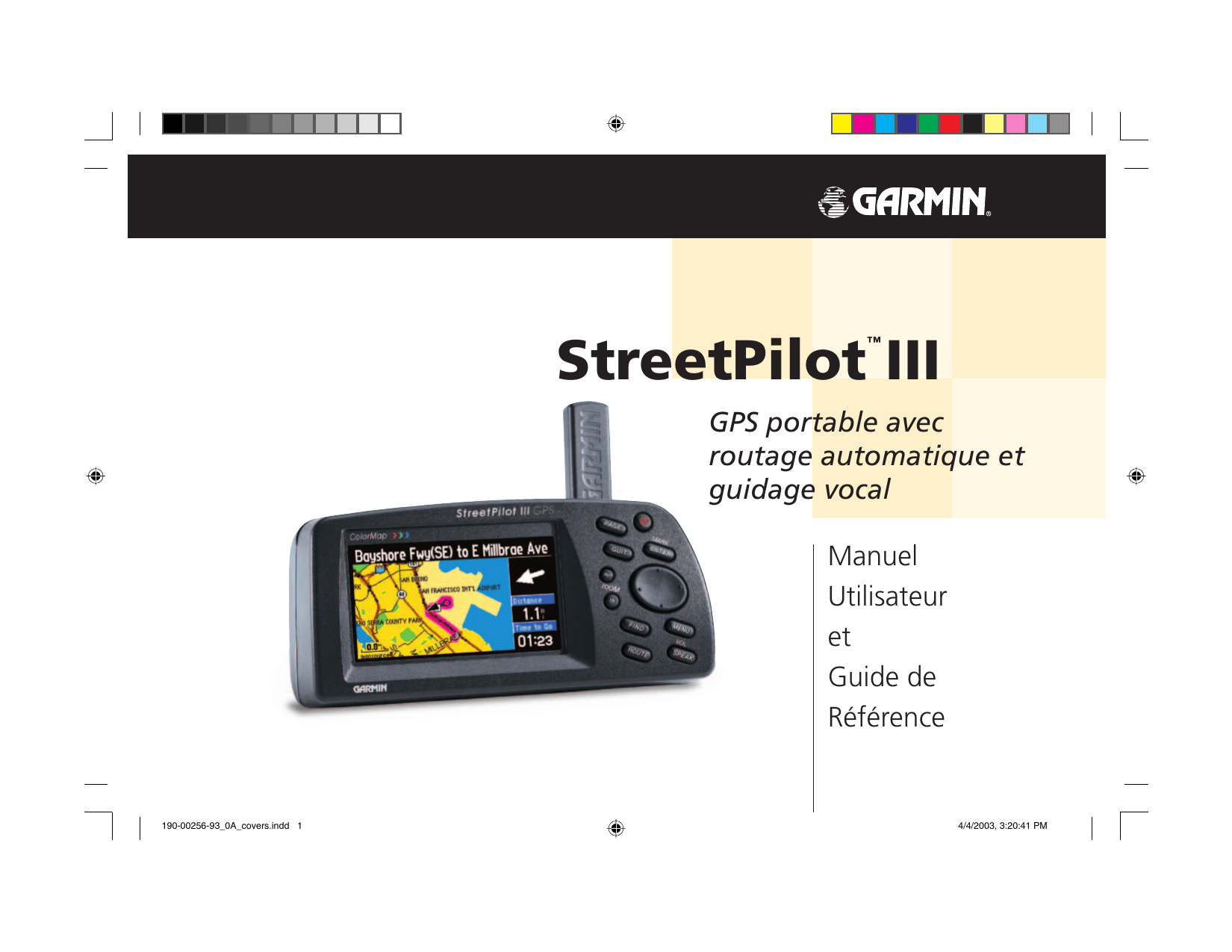Garmin StreetPilot III Mode d'emploi | Manualzz