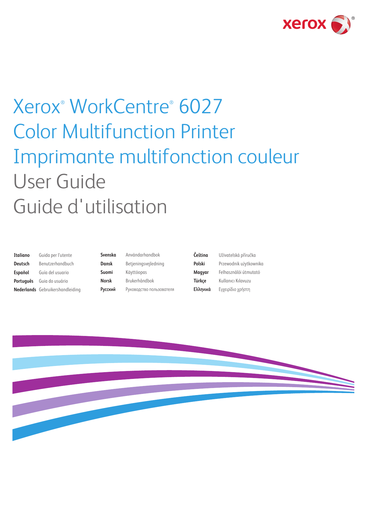 Xerox 6027 WorkCentre Mode d'emploi | Manualzz