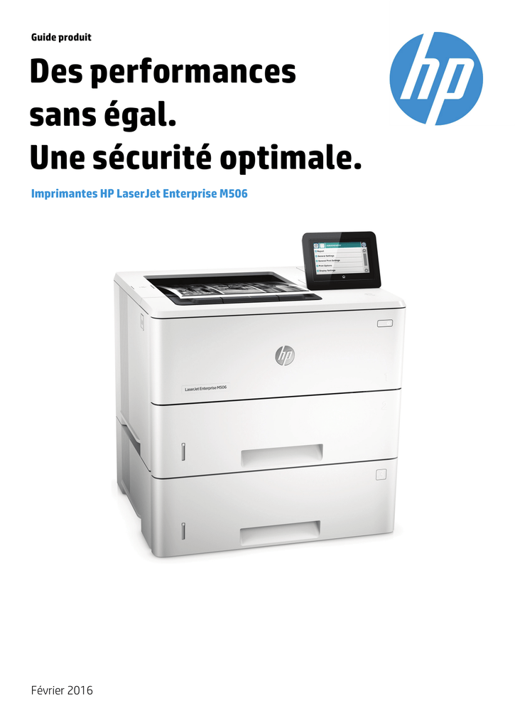 IPG HW Commercial Mono Laserjet datasheet - Imprimantes