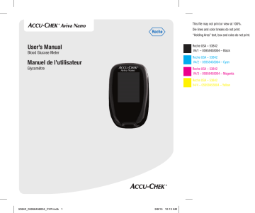 Accu-Chek Aviva Nano User's Manual | Manualzz