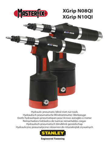 Stanley MasterFix XGrip N10QI User's Manual | Manualzz
