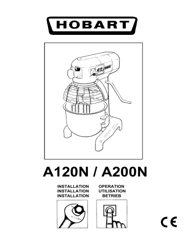 Hobart A200N Installation & Operation Manual | Manualzz