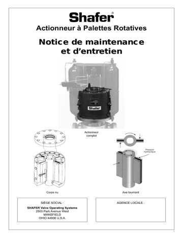 Shafer Rotary Vane Mode d'emploi | Manualzz