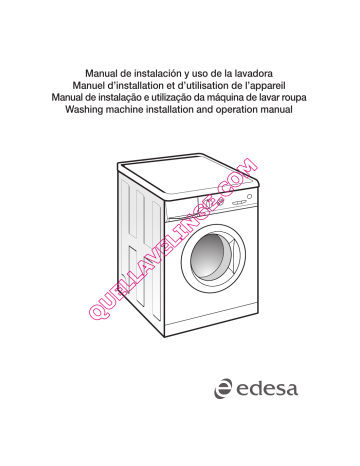 EDESA washing machine Manual de usuario | Manualzz
