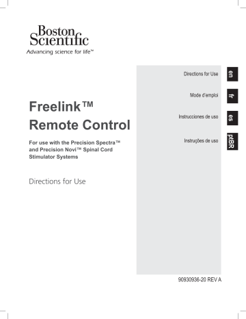 Boston Scientific Freelink SC-5250 Instructions for use | Manualzz