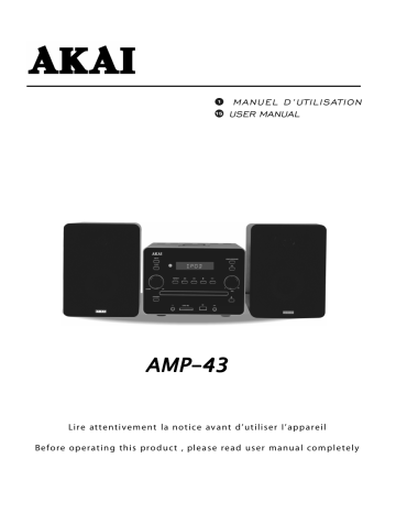 AKAI AMP 43 User Manual | Manualzz