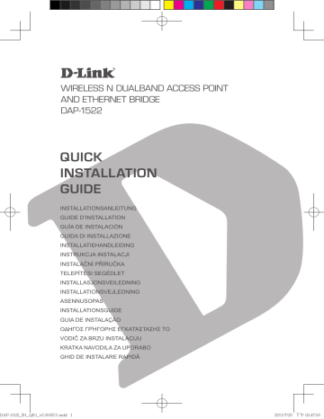 D-Link DAP-1522 Installation guide | Manualzz