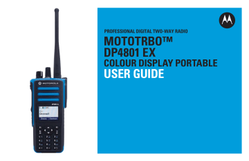 MOTOTRBO DP4801 EX User Guide | Manualzz