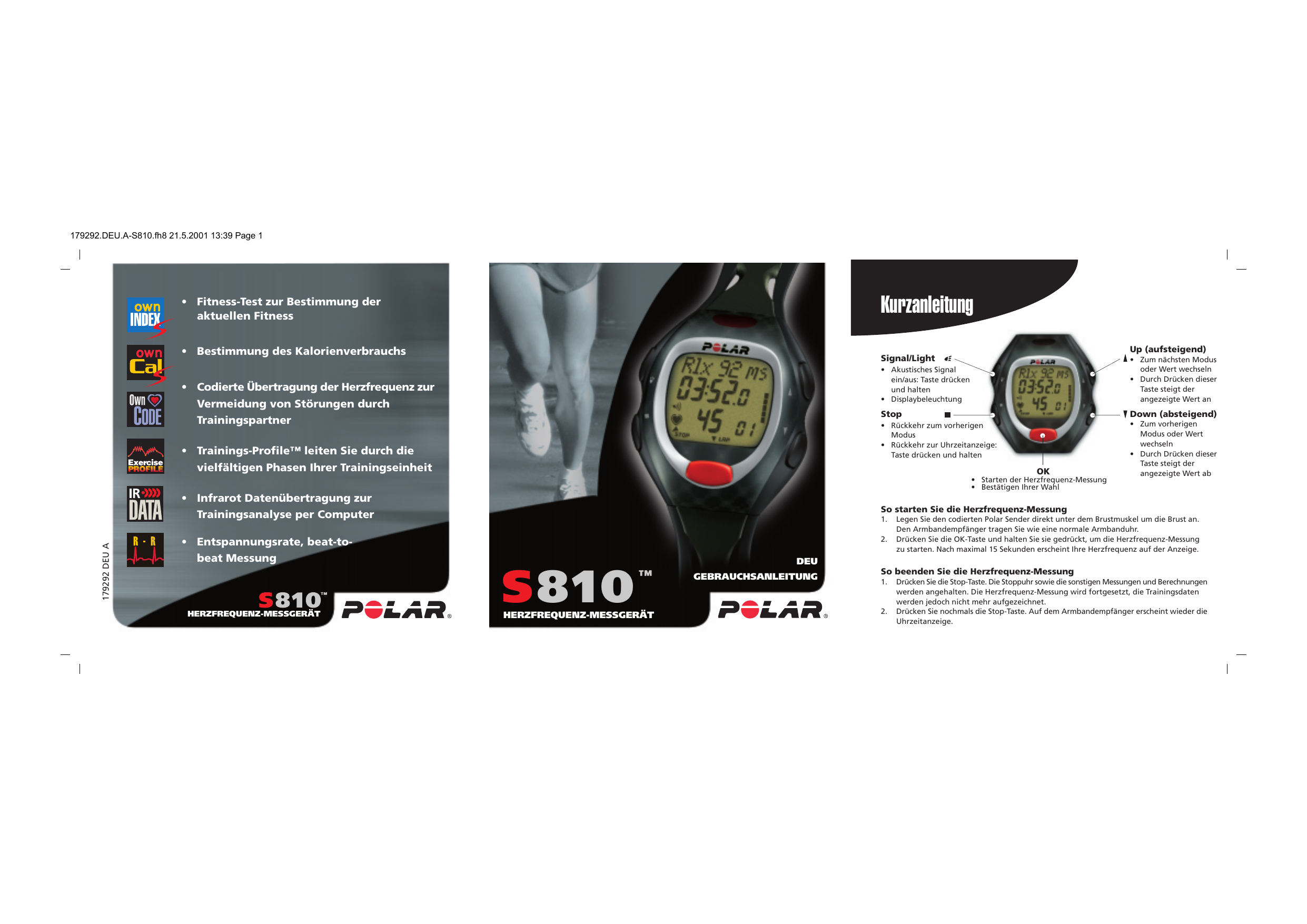 Polar S810™ | Manualzz