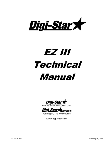 Digi-Star EZ III EZ III Technical Manual | Manualzz