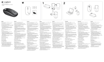 Logitech Wireless Mouse M555b User Guide | Manualzz