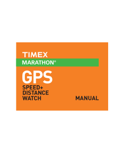 Timex MARATHON - Manual, User Guide | manualzz.com