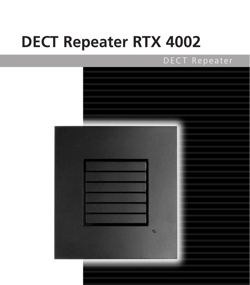 DECT Repeater RTX 4002 | Manualzz