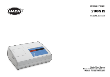 HACH 2100N IS Turbidimeter Basic User Manual | Manualzz